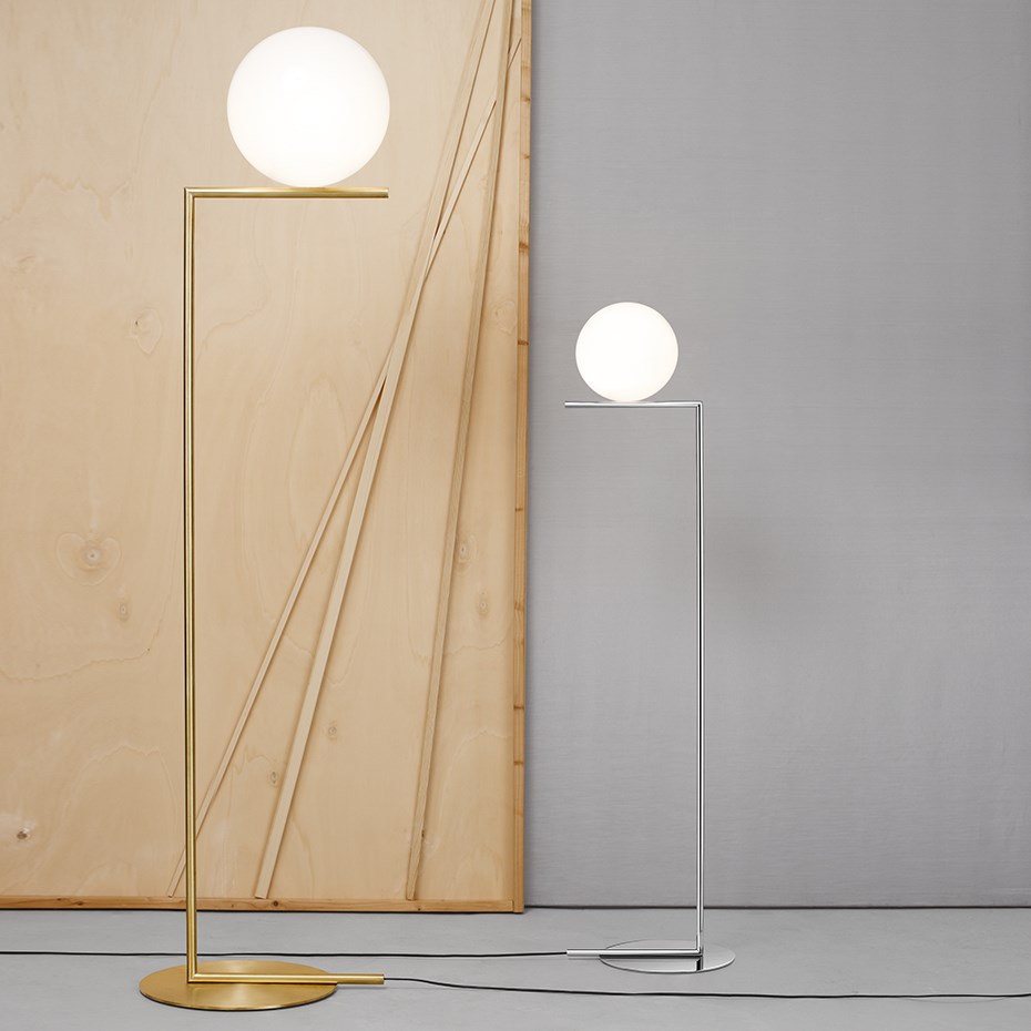 IC Lights F1 Golvlampa Brushed Brass | Flos | Växjö Elektriska IC Lights F1 Golvlampa Brushed Brass | Flos | Växjö Elektriska