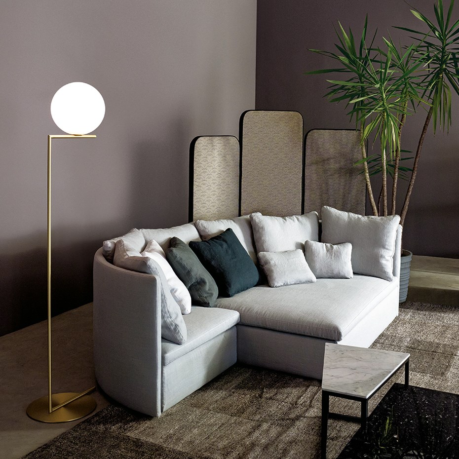 IC Lights F2 Golvlampa Brushed Brass | Flos | Växjö Elektriska IC Lights F2 Golvlampa Brushed Brass | Flos | Växjö Elektriska